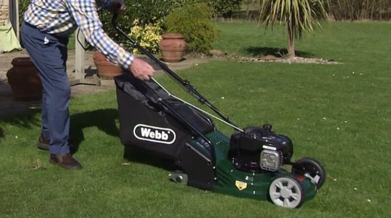 Webb WERR17SP Petrol Lawn Mower Review | GardenSeeker.com