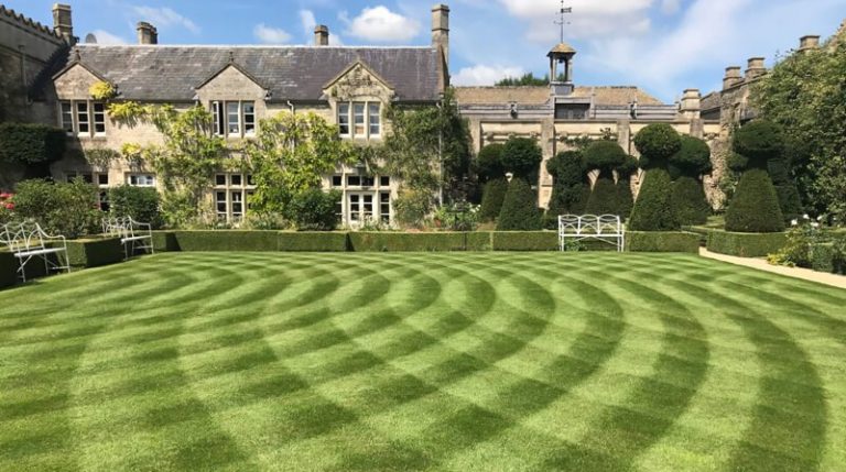 How to Create a Spectacularly Striped Lawn or Grass Pattern + Examples